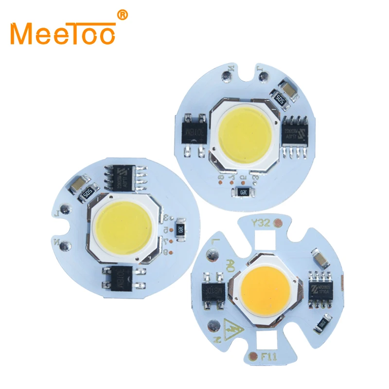 Smart IC LED COB Lamp Light Bulb Chip 9W 7W 5W 3W 220V 110V Input ...
