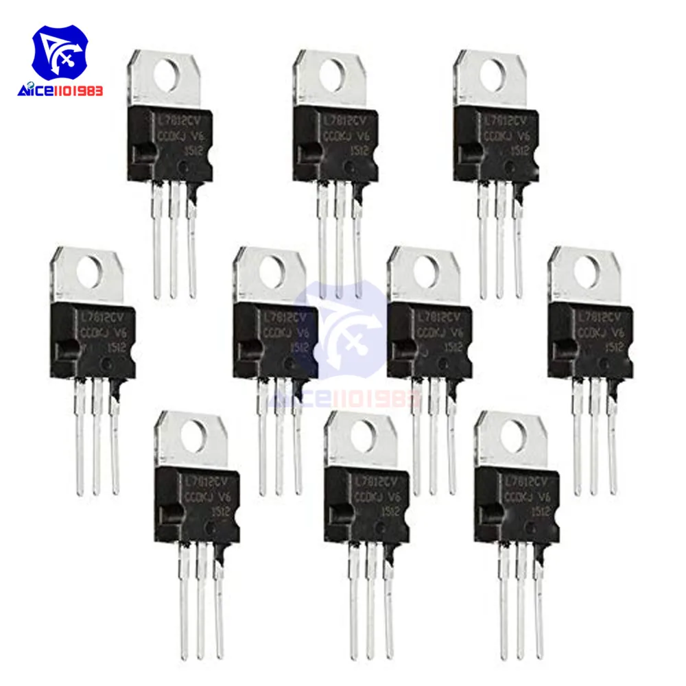 10PCS-Lot-IC-Chip-Voltage-Regulator-L7812CV-L7812-7812-TO-220-Positive ...