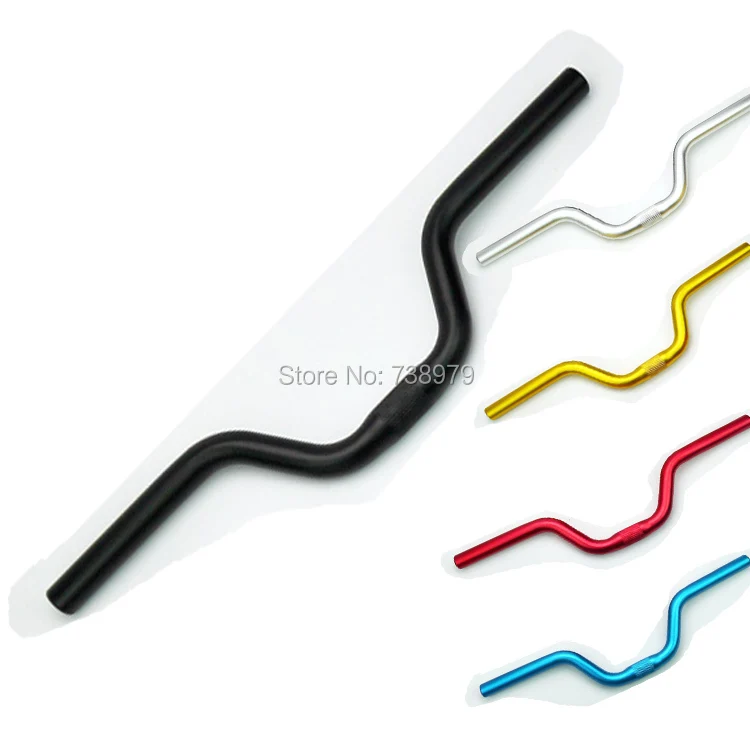 Mountain Bike Cycling Alloy Track Fixie Bicycle Handlebar 25.4mm Clamp ...
