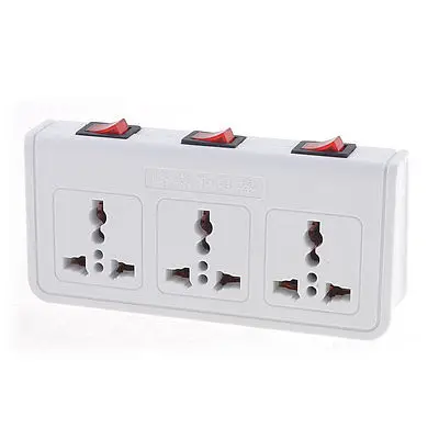 Enchufe AU de 250V, 16A, enchufe US, AU, EU, 3 salidas, barra de alimentación, convertidor|eu ...