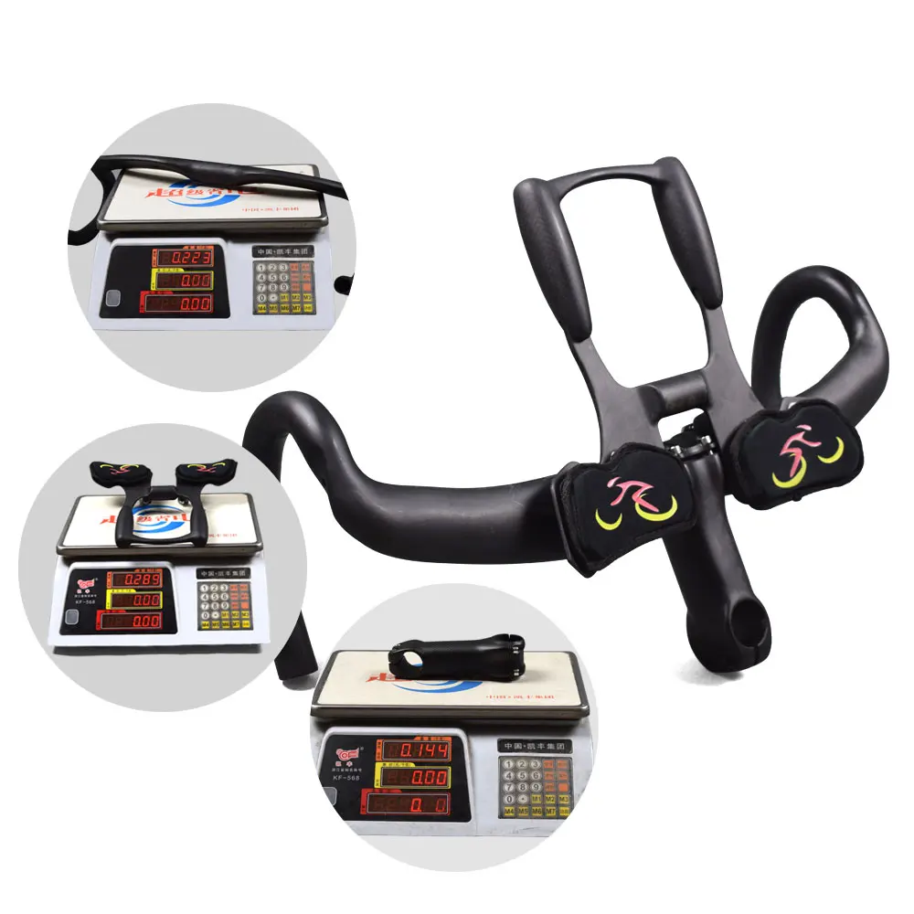 2018 New Road Bike Handlebar Full Carbon Travel Highway Cycling Aero ...
