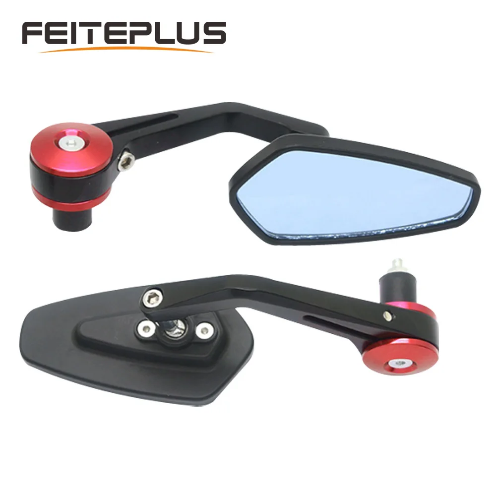 Universal Motorcycle Rearview Mirrors Motorbike Left Right Side Mirror ...