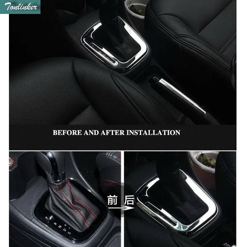 Tonlinker High Qua1 pcs DIY Stainless Seel Car styling Stand panels ...