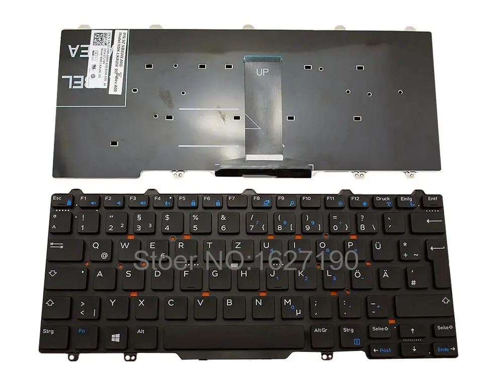 GR German Layout Laptop keyboard for DELL Latitude 3340 E5450 E7450 ...