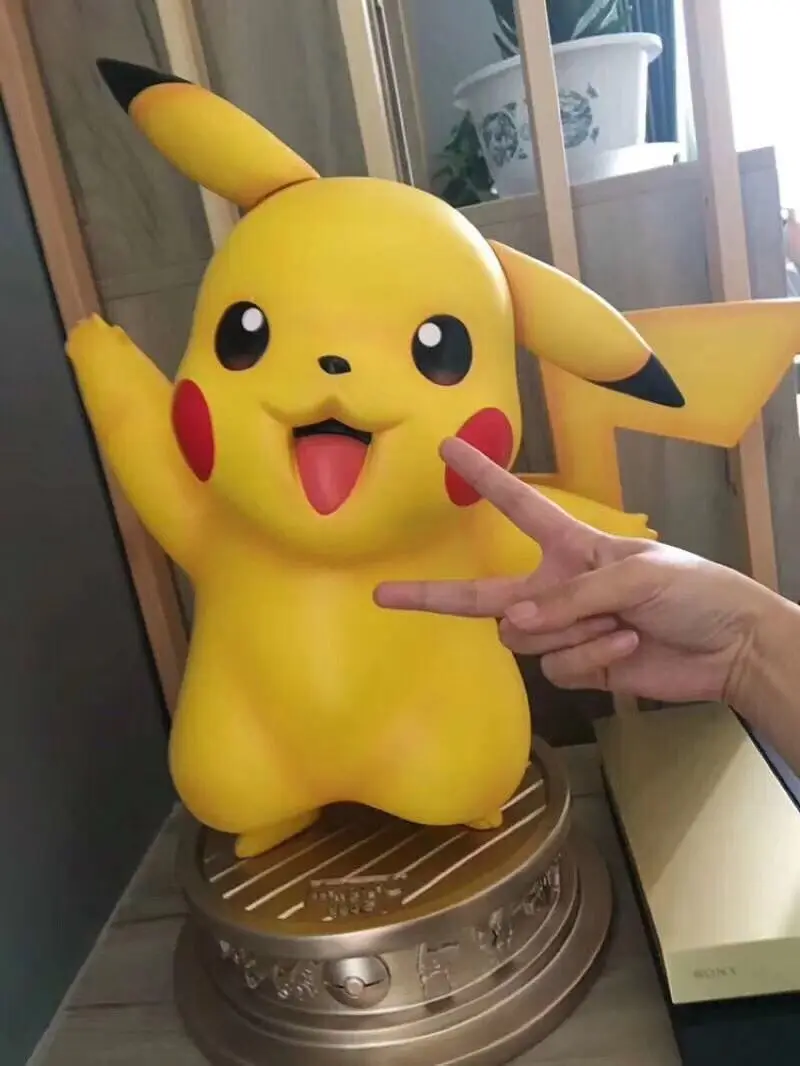 23inch poket monster 1/1 pikachu gk resin statue figure toy for ...