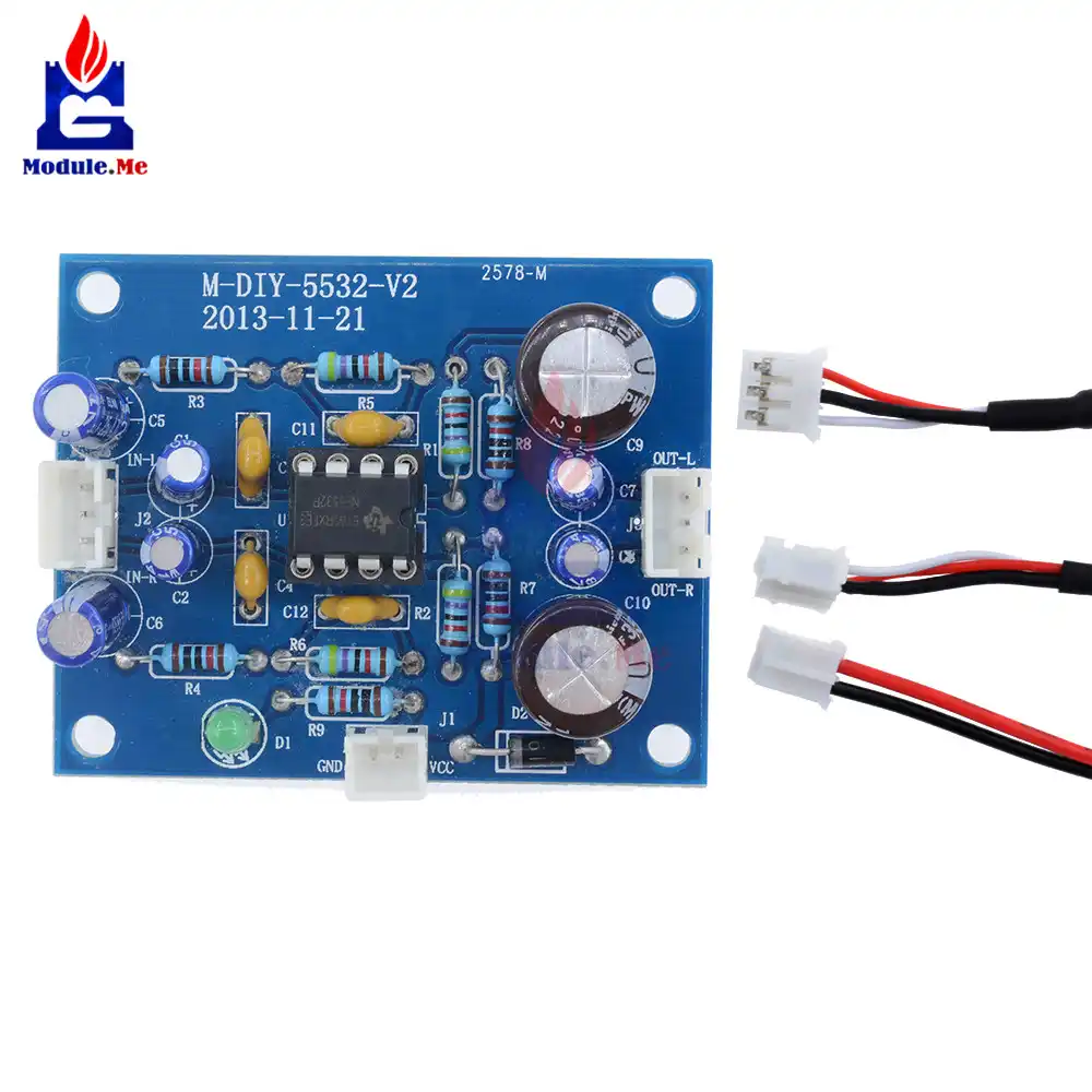 NE5532 OP AMP HIFI Preamplifier Signal Amplification Board Bluetooth ...