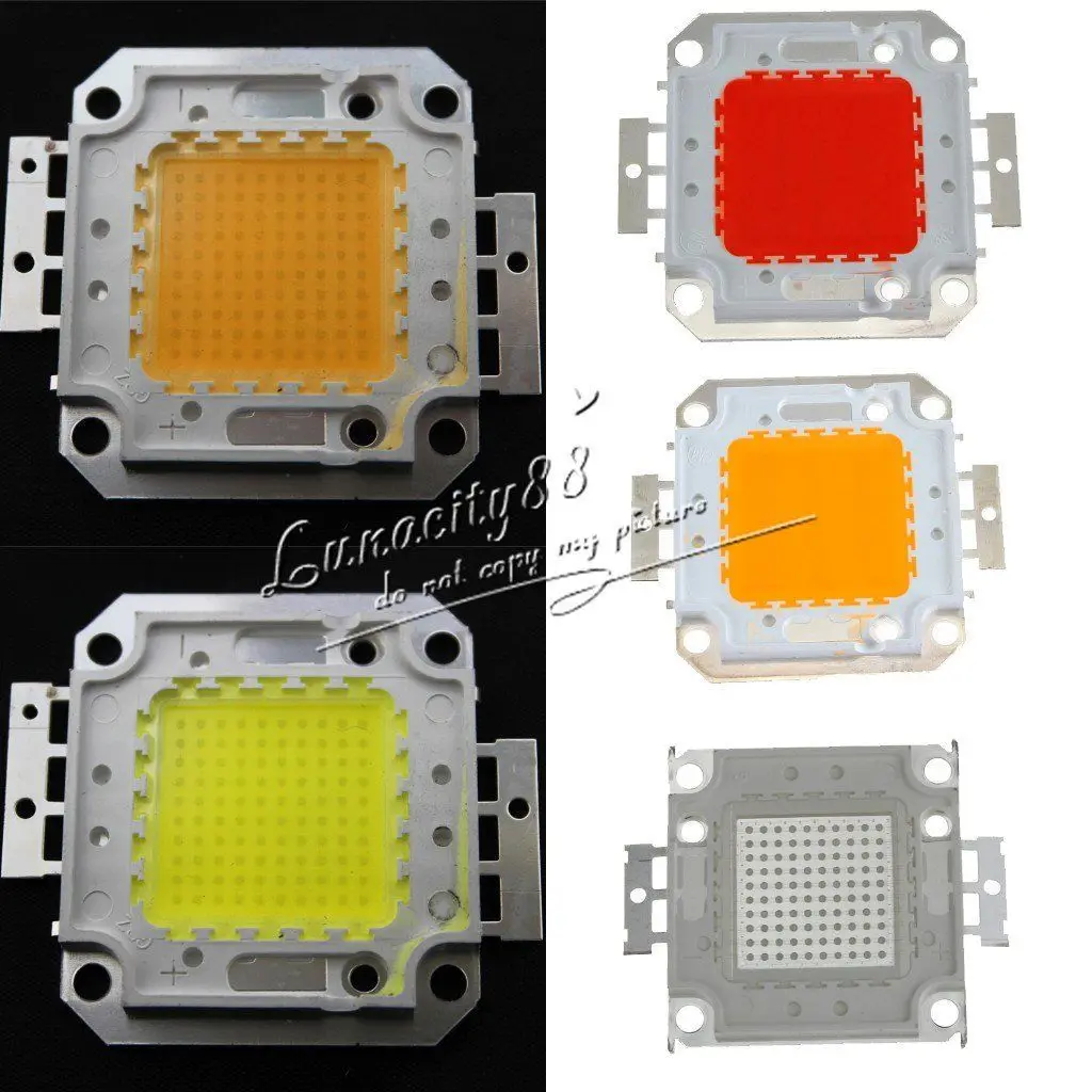 100 W Chips de LED Super brillante de alta potencia de la lámpara del ...
