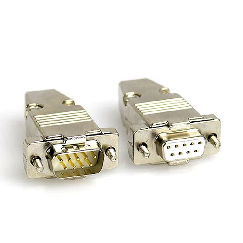 Metal Db9 Shell Db9 Rs232 Serial Cable Metal Housing - Pc Hardware ...