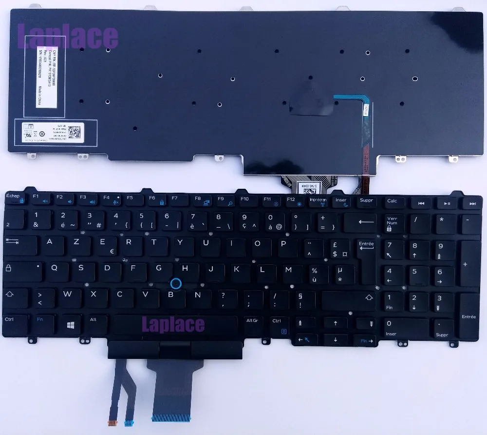 New Genuine FR / French Clavier for Dell Latitude 15 5000 E5550 E5570 ...