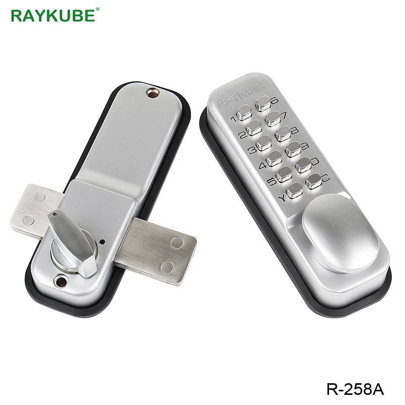 RAYKUBE Mechanical Digit Password Door Lock All Weather Waterproof Door ...