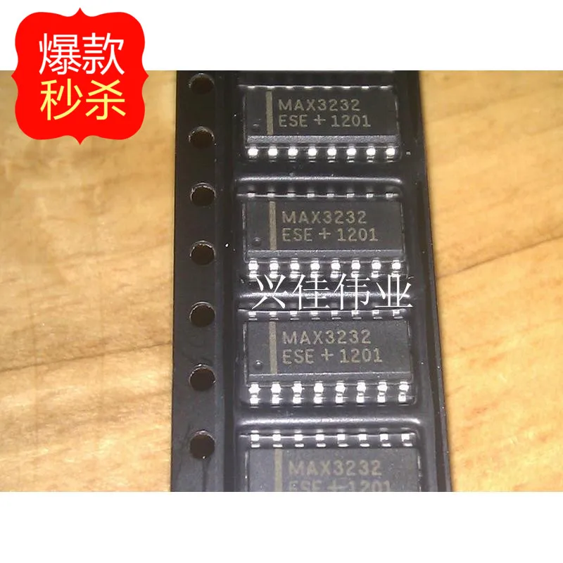 20PCS The new MAX3232 MAX3232CSE MAX3232ESE SOP16 RS 232 Transceivers ...