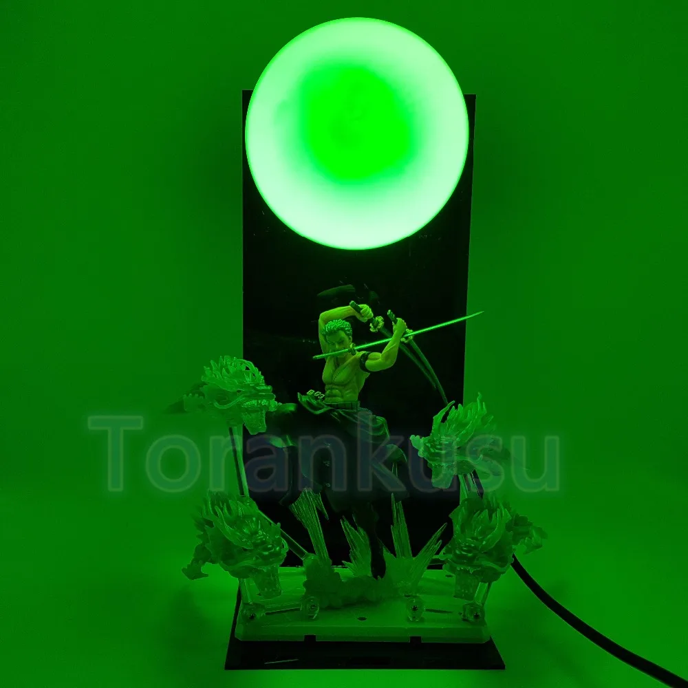 One Piece Action Figure Roronoa Zoro Dragon Fist DIY Display Model Toy ...