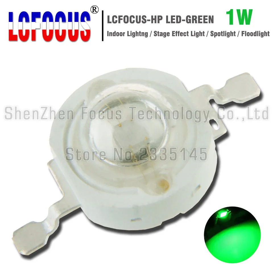 High Power LED Chip 1W Green 520 525nm COB DIY Spotlight Stage Light Floodlight Landscape ...
