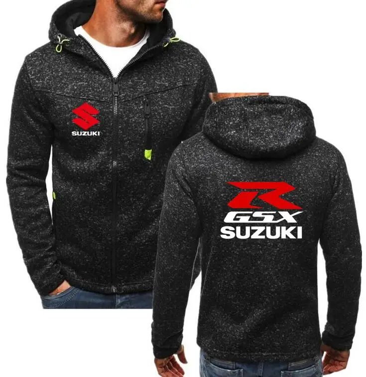2018 Brand Men Suzuki GSX R Hoodie Sweatshirts Motorcycle Casual Winter ...