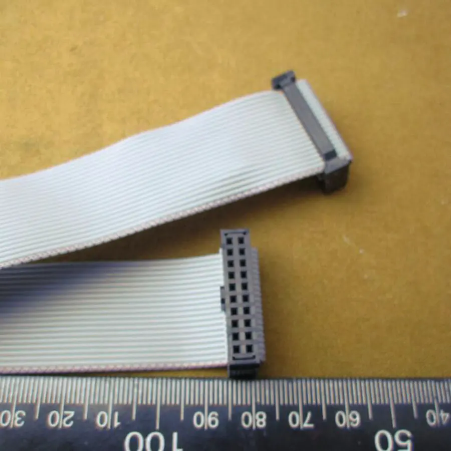 10pcs 20pin IDC Flat Ribbon Cable wire for ISP JTAG 2.54mm spacing ...