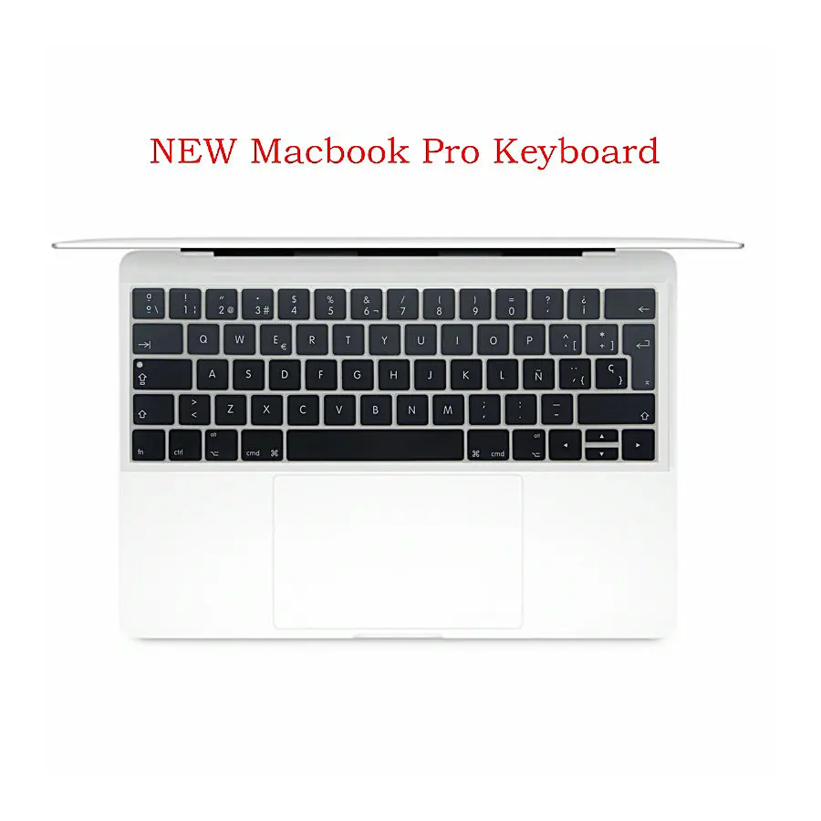 Silicone Euro Version Spanish Keyboard Layout For Macbook Pro With ...