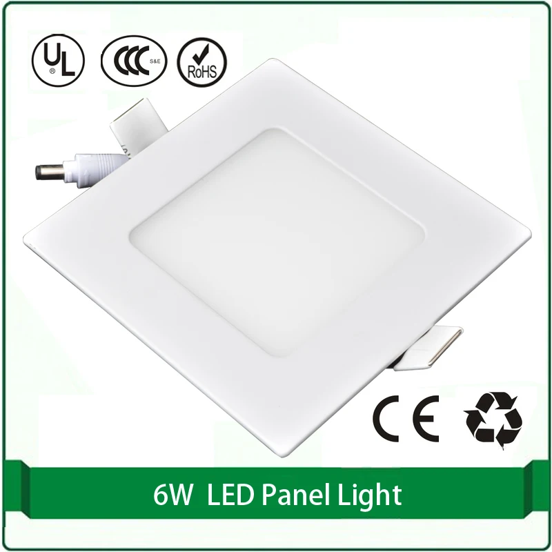 free shipping light panel 6W led panel 120x120 square led light panel ...