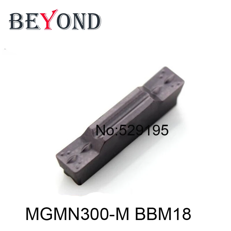BEYOND 10pcs MGMN300 M BBM18 MGMN 300 interrupted cutting for stainless ...