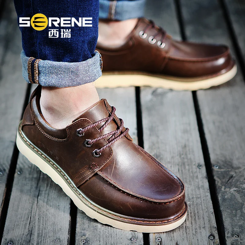 chaussure en cuir de cheval