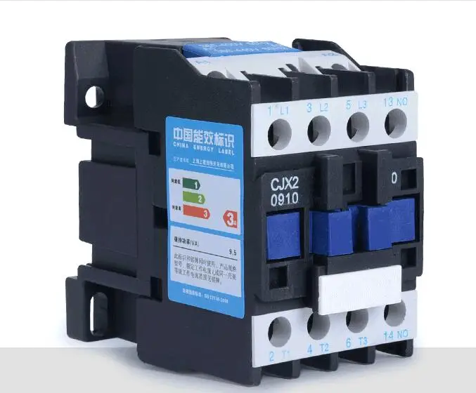 Lc1d Ac Contactor Cjx2-0910 9a No 3-phase Din Rail Mount Electric Power Contactor 24v 36v 110v ...