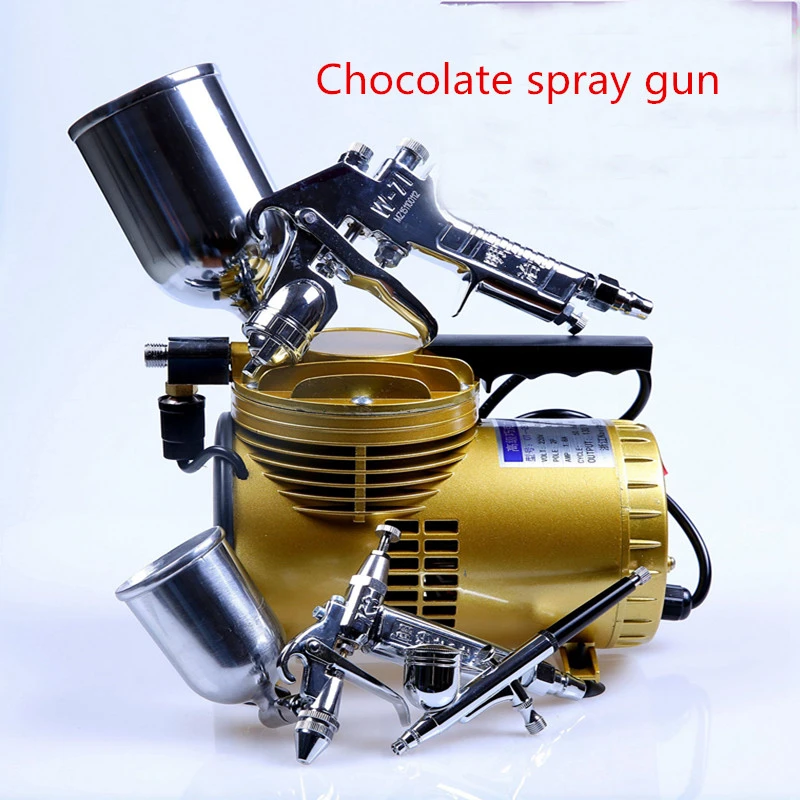 220V Gold Color Chocolate Sprayer Machine Chocolate spray gun(Color ...