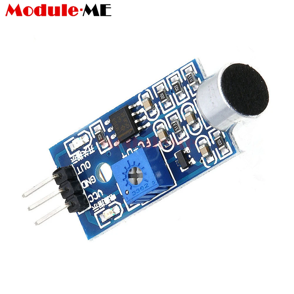 2PCS/Lot 3Pins Voice Sound Detection Sensor Module Intelligent Smart ...