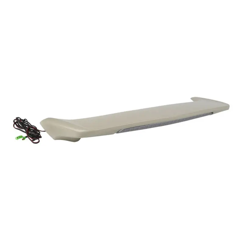 Motorcycle Trunk Spoiler with Red LED Smoke Lens Rear For Honda ...