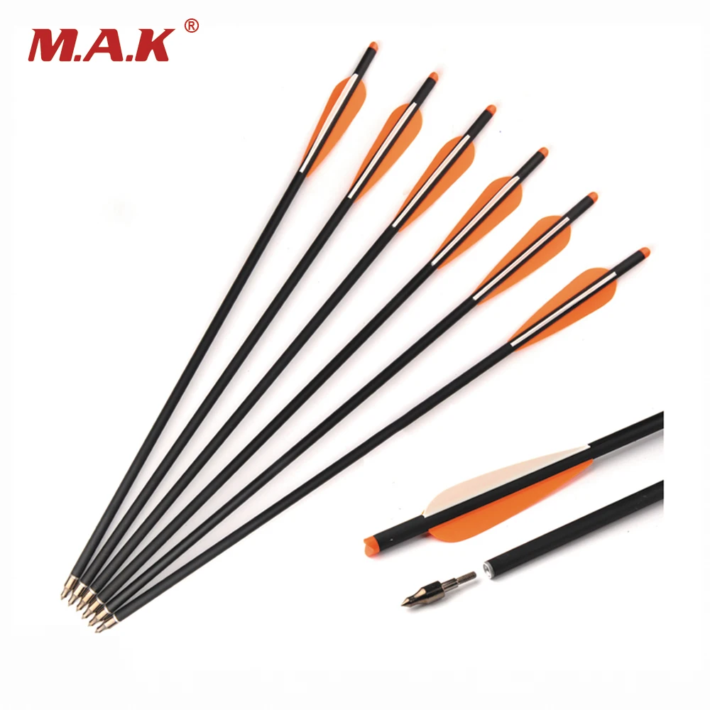 20 Inch Mixed Carbon Crossbow Arrow Diameter 8.8 mm Spine 300 ...