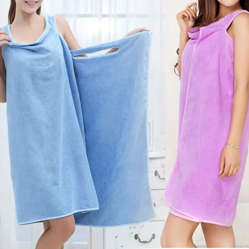 Absorbent Microfiber Sexy Women Beach Towel Travel Body Wrap Bath Drying Terry Towel For Women