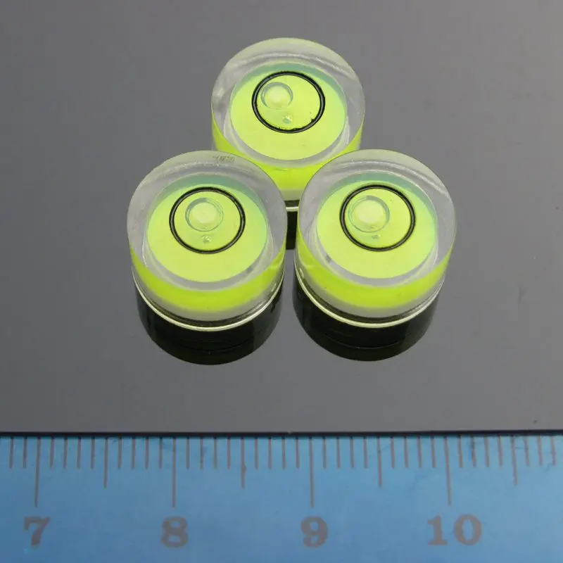 HACCURY 12*7mm Plastic level bubble Circular Mini bubble level bubble ...
