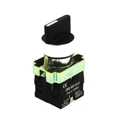 Panel Mounted Key Rotary Start Locking Pushbutton Switch 600V 10A 2NO ...