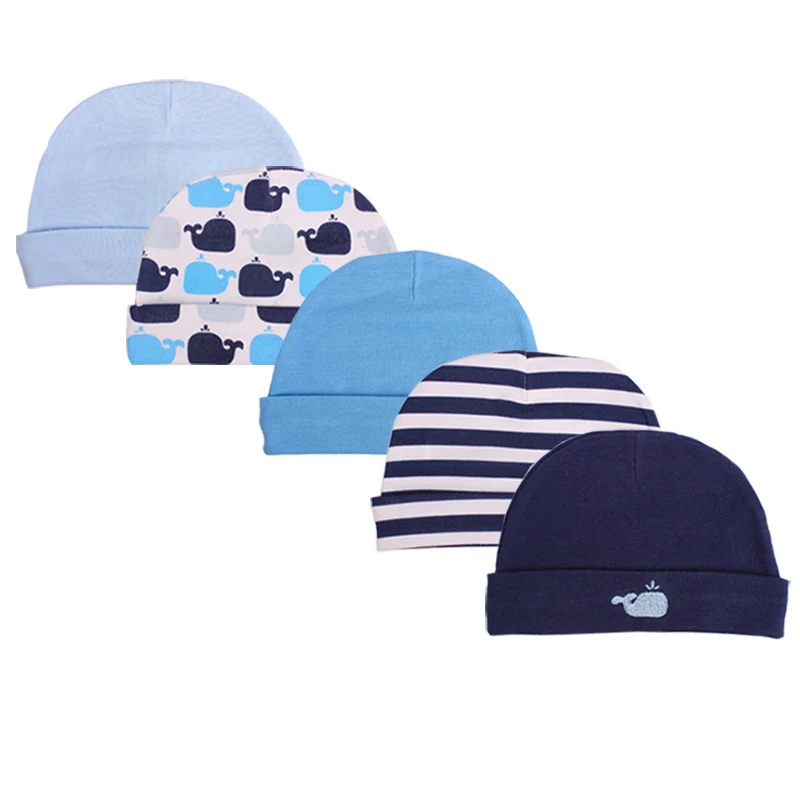 2022-Fashion-Hot-Sale-Baby-Bamboo-Caps-3-5-pack-for-Boys-Girls-newborn ...