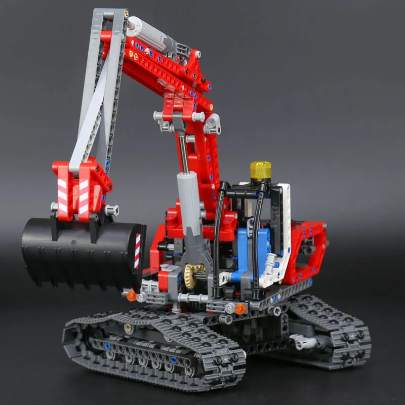 20025 Technic Red Engineering Excavator Set Compatible with Legoing ...