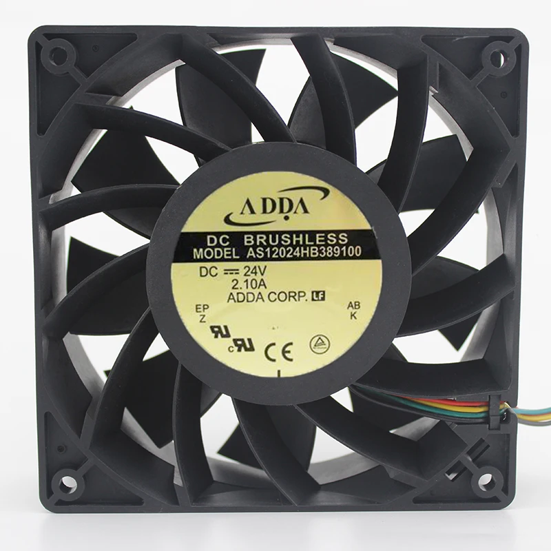 Original ADDA AS12024HB389100 12038 DC24V 2.1A 120 * 120 * 38mm Cooling ...