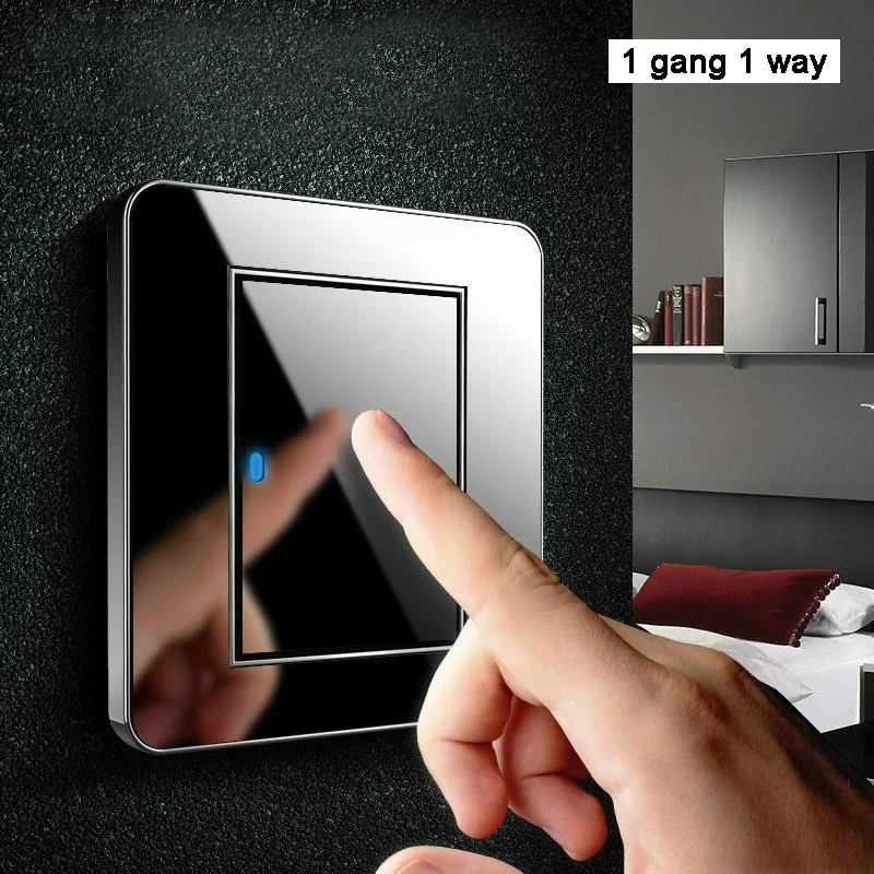 מתגים - Coswall Brand New Arrival 1 Gang 1 Way Random Click Push Button ...