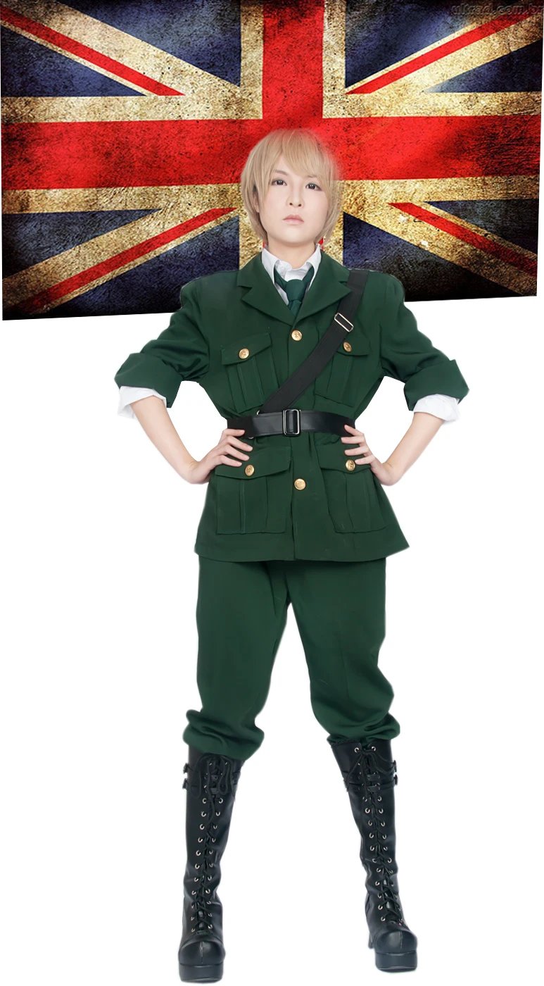 Hetalia Inglaterra Arthur Kirkland Cosplay traje uniforme|cosplay ...
