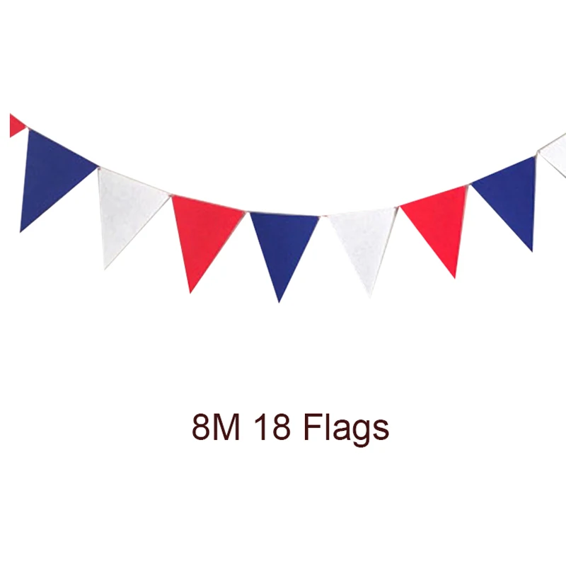 Banderines rojos, azules y blancos de 8M, banderines para boda, Día de ...