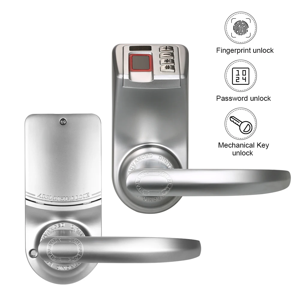Biometric Fingerprint Passcode Door Lock Support Up to 99 fingerprints ...