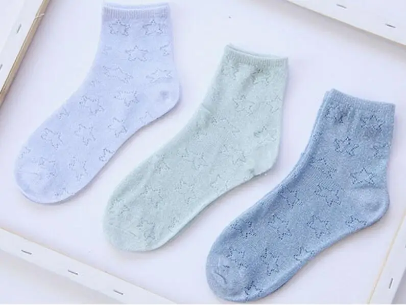 metallic shimmer socks short shimmer summer hollow silver thread shiny ...