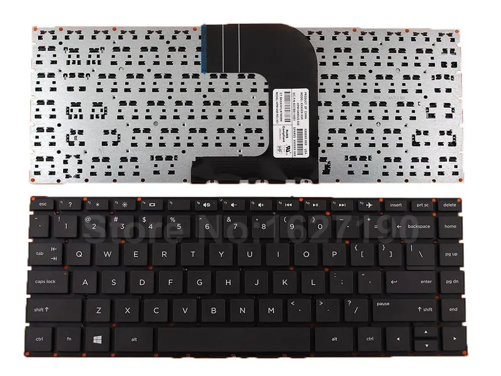 Us Keyboard For Hp Pavilion 14-ac 14-af Black Without Frame Without ...