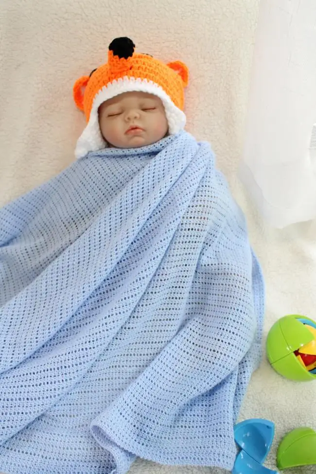 Baby blanket with holes store
