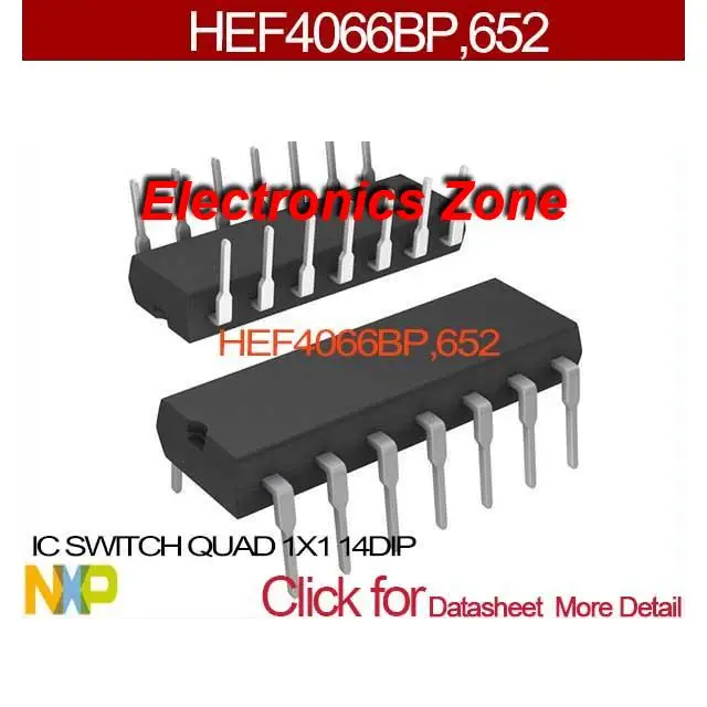 HEF4066BP, 652 IC 스위치 QUAD 1X1 14DIP HEF4066BP, 6 4066BP, HEF4066B 4066BP, 6 HEF4066 4066BP, 65 ...