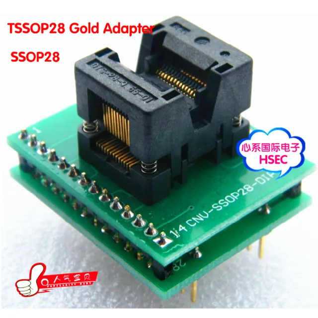 Top Quality TSSOP28 to DIP28 Adapter socket / TSSOP24 TSSOP20 TSSOP8 ...