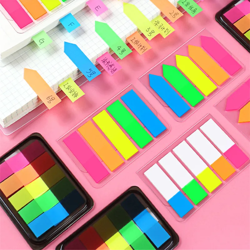 Wholesale-364-Fluorescence-colour-Self-Adhesive-Memo-Pad-Sticky-Notes ...