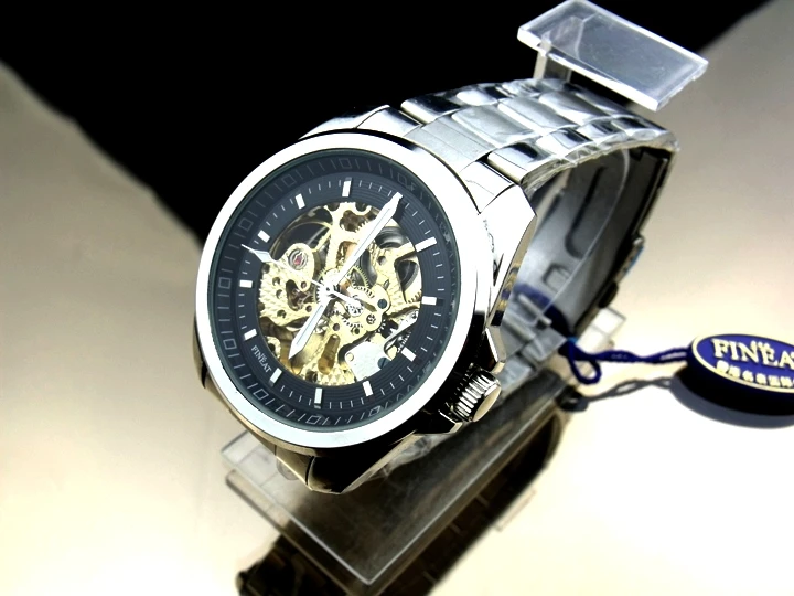 Automatic watch cutout transparent mechanical watch|watch locket ...