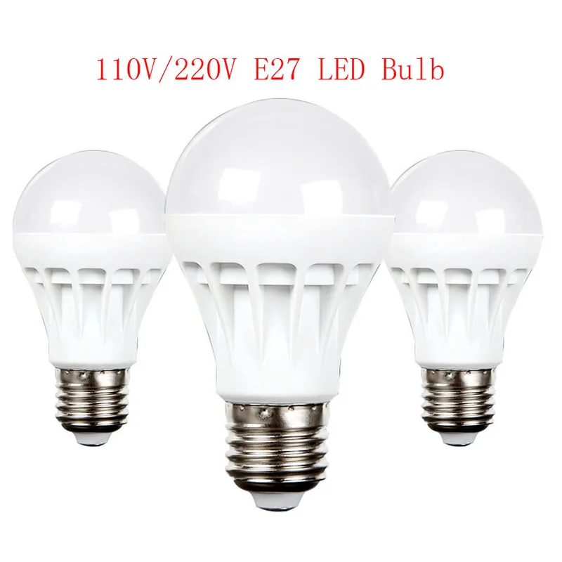 E27 110V 220V Light 5730 SMD 3W 5W 7W 9W 12W 15W LEDs Light High Bright ...