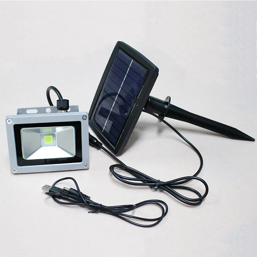 New LED Solar Sensor Light Outdoor Flood Projector Lamp 6W Home ...