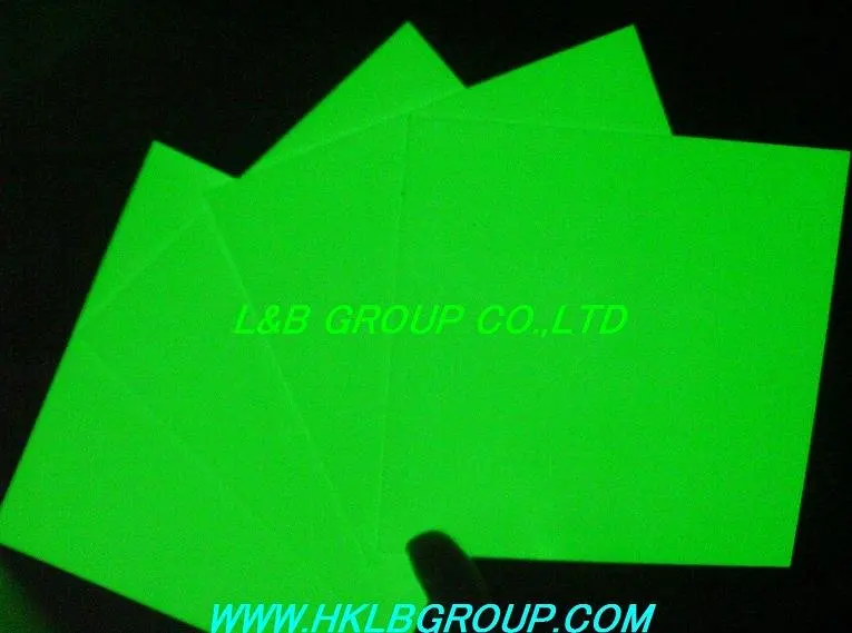 photoluminescent rigid board/ glow PVC sheet/ glow rigid sheet+FREE ...