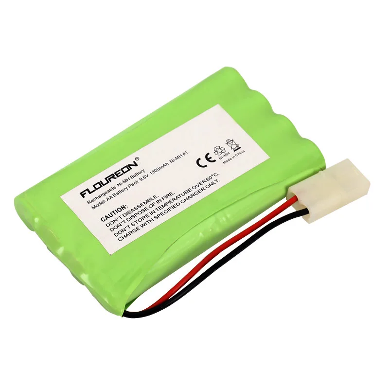 Aliexpress.com : Buy Floureon 9.6V 1800mAh Ni Mh RC Battery ...
