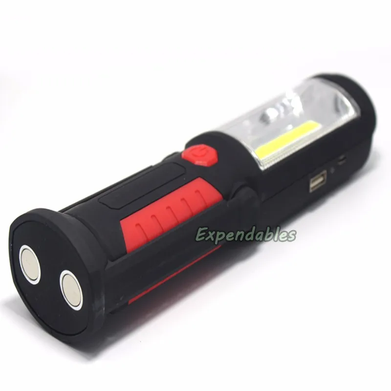 Hot Super Bright USB Charging LED Flashlight Torch Work Stand Light ...